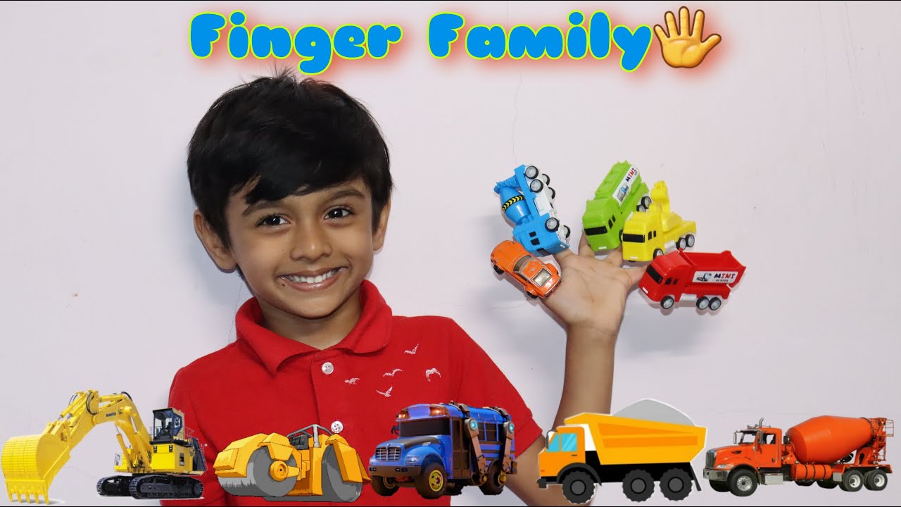 Colours for children to learn with construction Vehicles - Vehicles ...