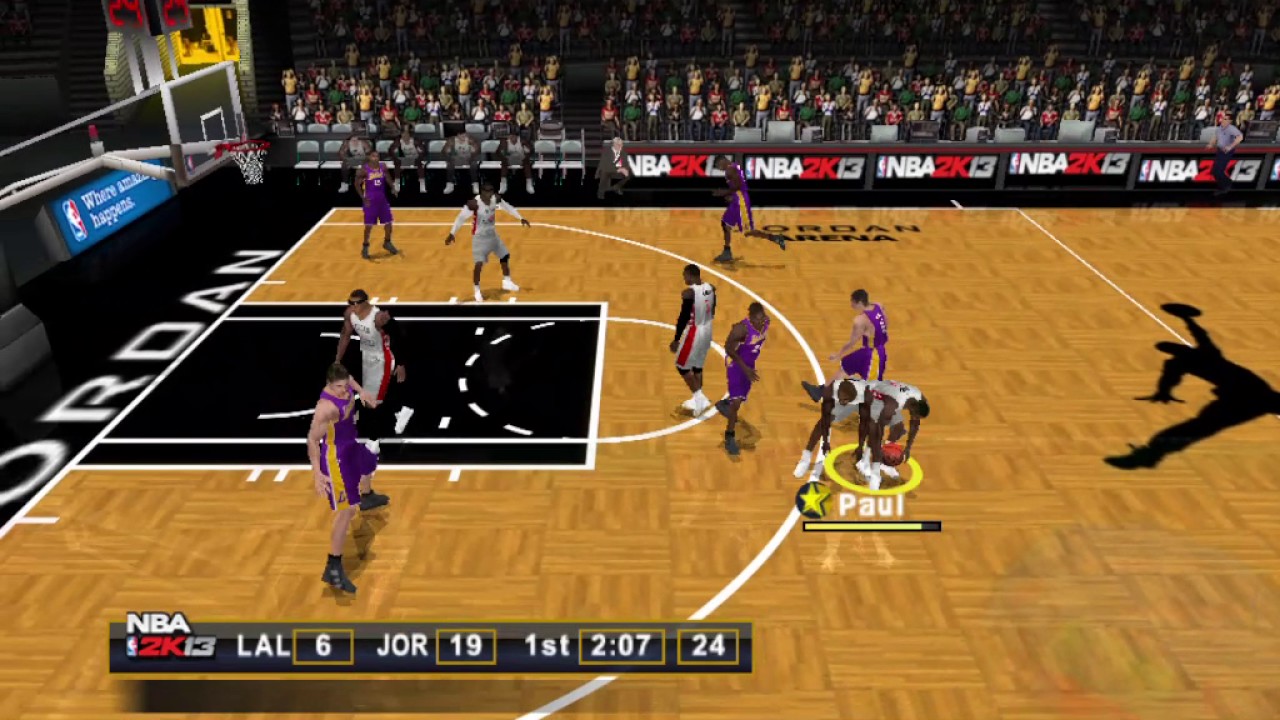 NBA 2K13 PPSSPP EMULATOR Gameplay(pc) - YouTube