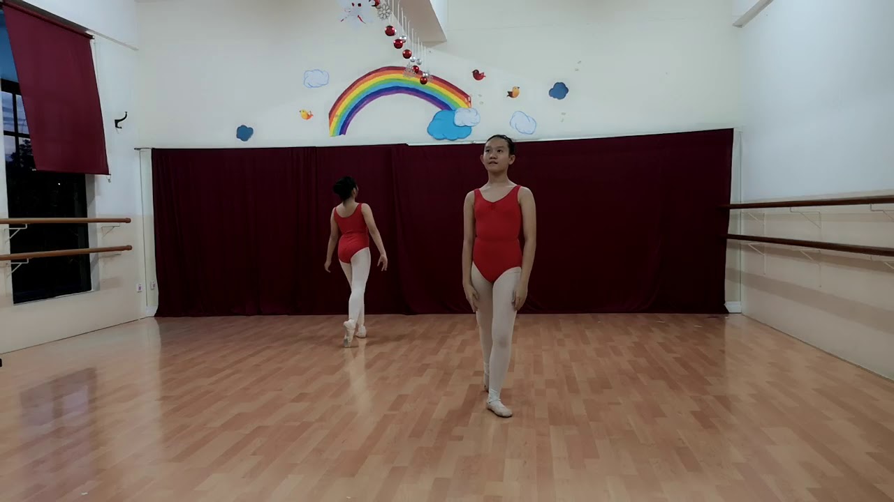 RAD Ballet Grade 5 Transfer of Weight - YouTube