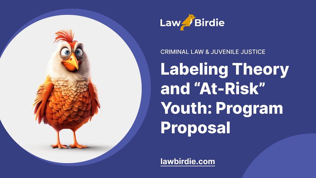 Labeling Theory and “At-Risk” Youth: Program Proposal - Essay Example ...