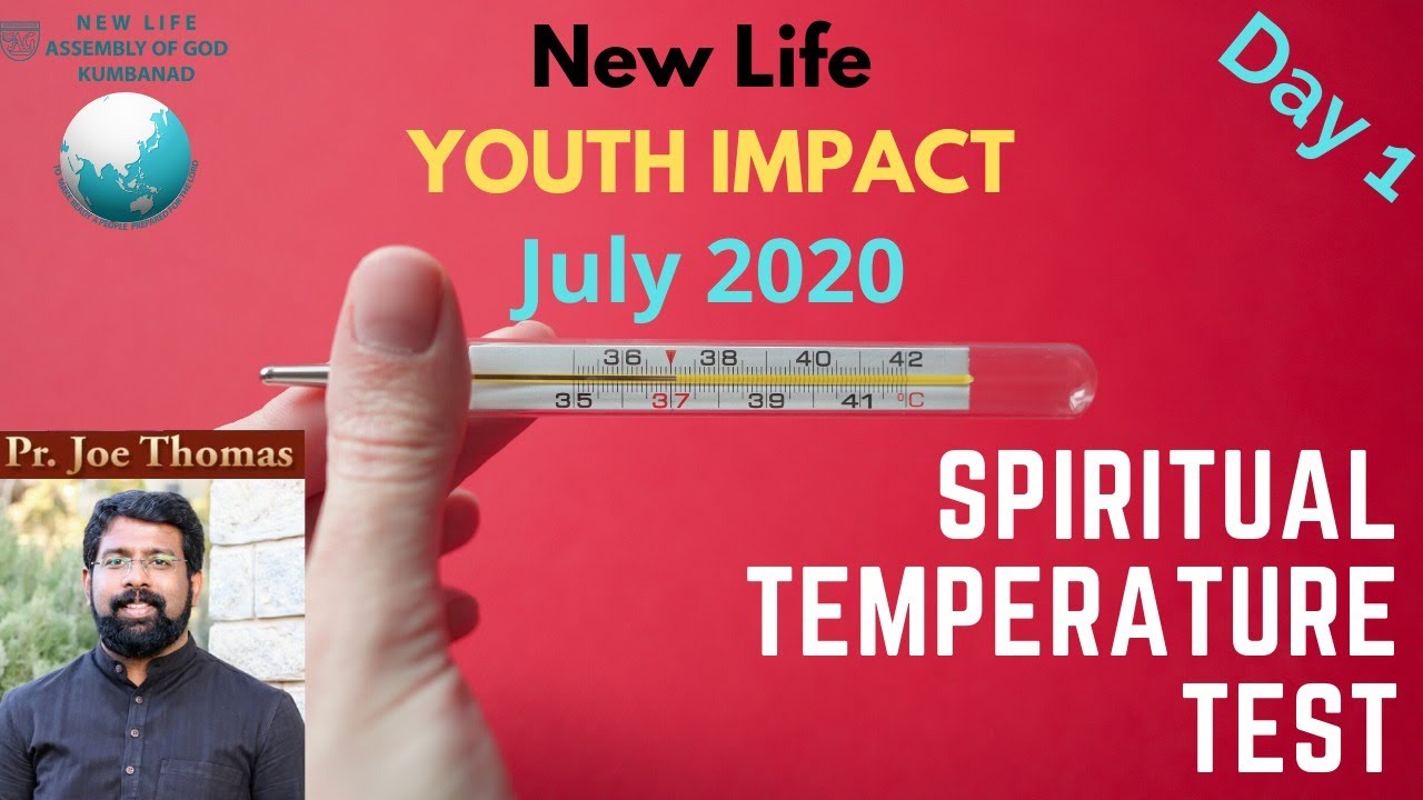 Part 1 - Spiritual Temperature Test || Pr. Joe Thomas - YouTube