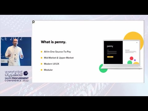Iyad Aldalooj. Penny Software CEO Speaking at the Saudi Procurement Conference - YouTube