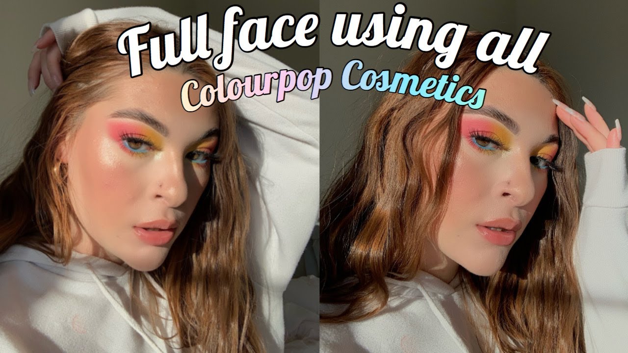 FULL FACE USING ONLY COLOURPOP COSMETICS | makeup tutorial | Olivia ...