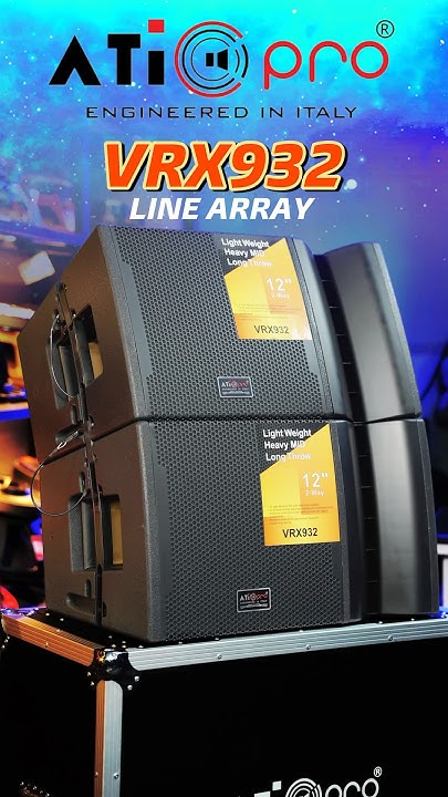 Ati Pro VRX932 Line Array - YouTube