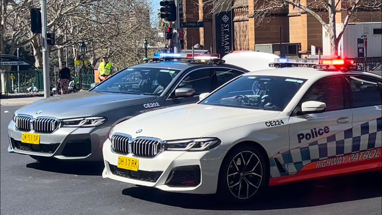 Highway Patrol Police Cars - Sydney NSW Australia - YouTube