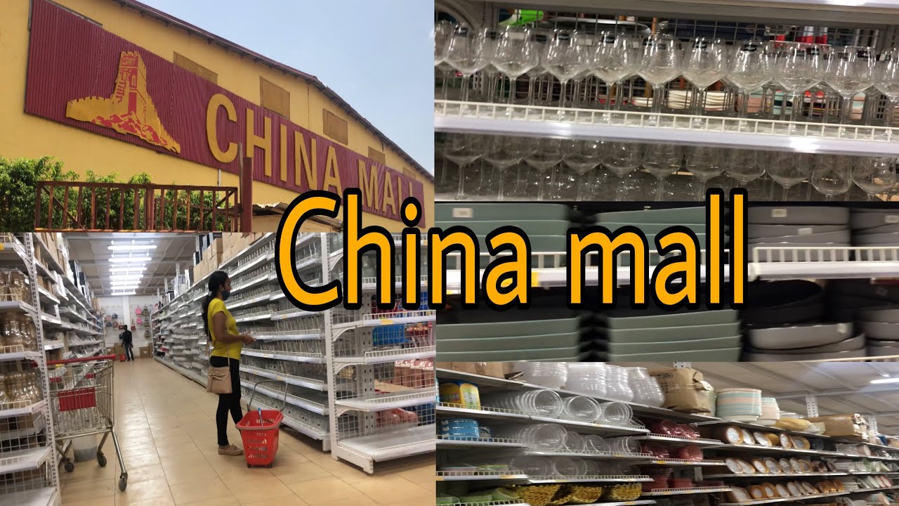 SHOPPING CHEAP KITCHEN GLASSWARE IN KUMASI CHINA MALL#chinamall # ...
