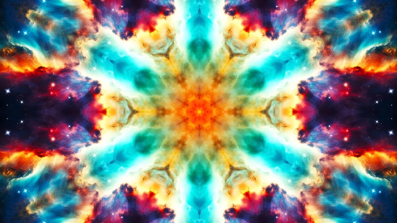 Cosmic Serenity: Nebula & Star Kaleidoscope | 4K Trippy Space Visuals ...
