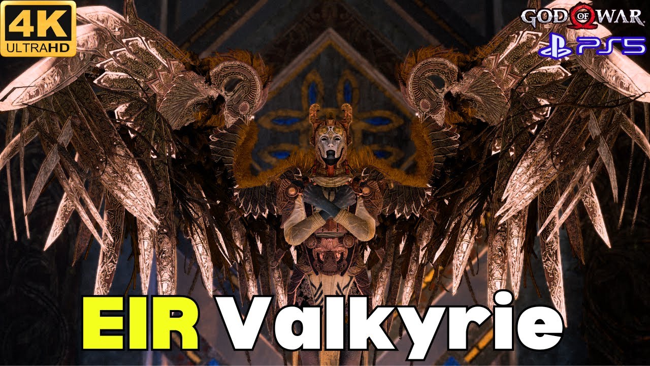GOD OF WAR 4 PS5 Gameplay - EIR Valkyrie Boss Fight | Kratos Vs ...