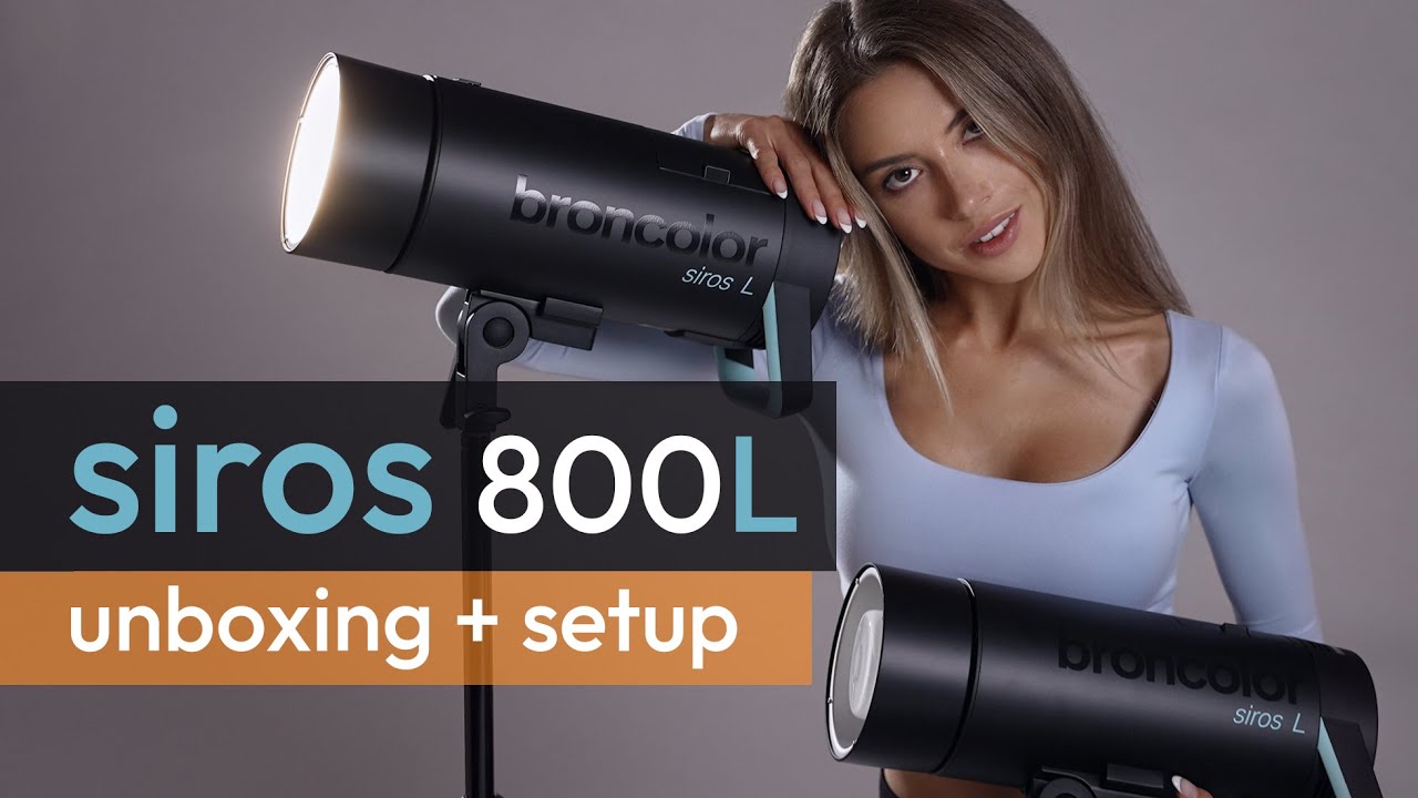 Broncolor Siros 800L Outdoor Kit: Unboxing, Setup & Features - YouTube