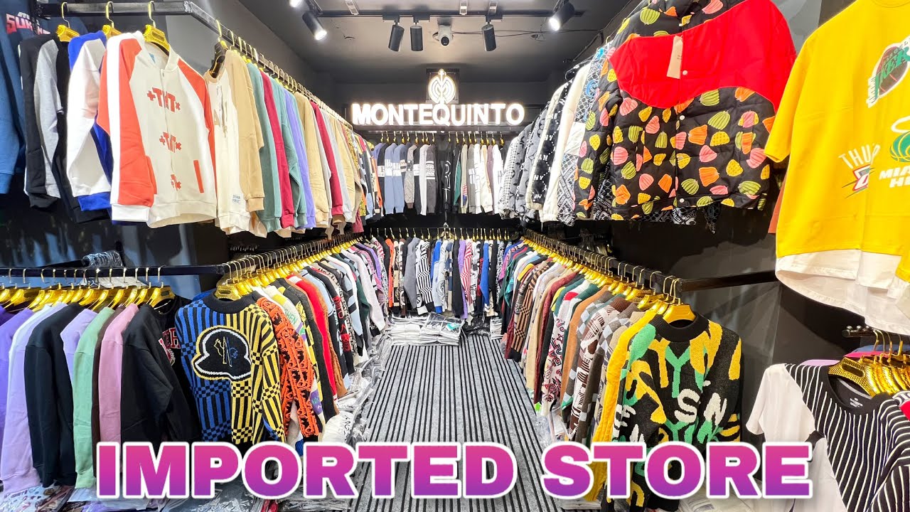 IMPORTED STORE IN CHEAP PRICE / MONTEQUINTO / Premium Quality - YouTube