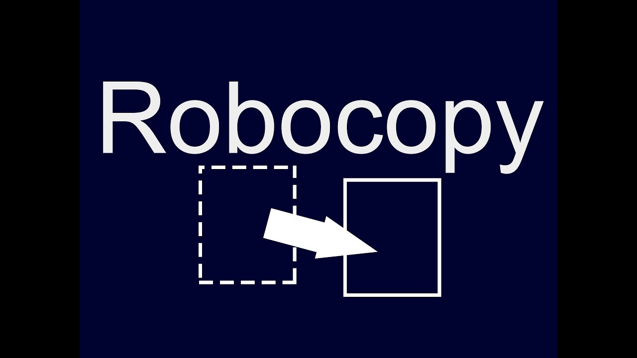 Robocopy: Intelligent Kopieren und Ordner spiegeln (Geheimtipp) - YouTube