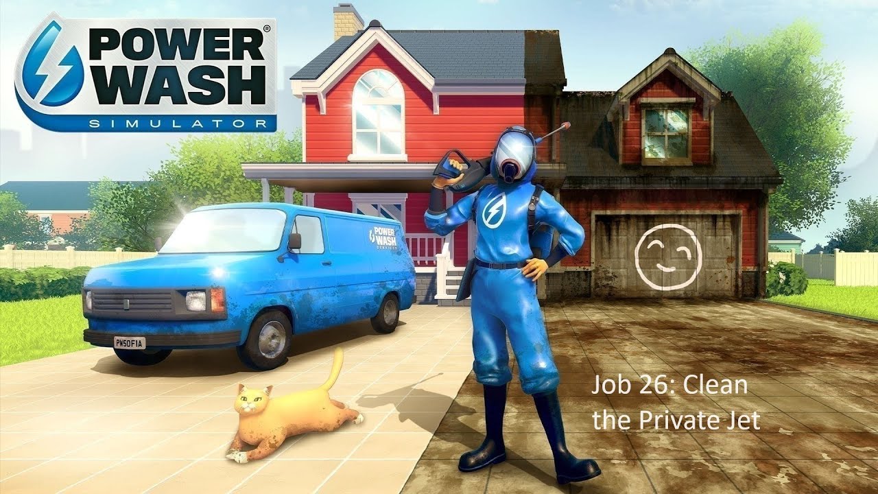 Job 26: Clean the Private Jet - PowerWash Simulator - YouTube