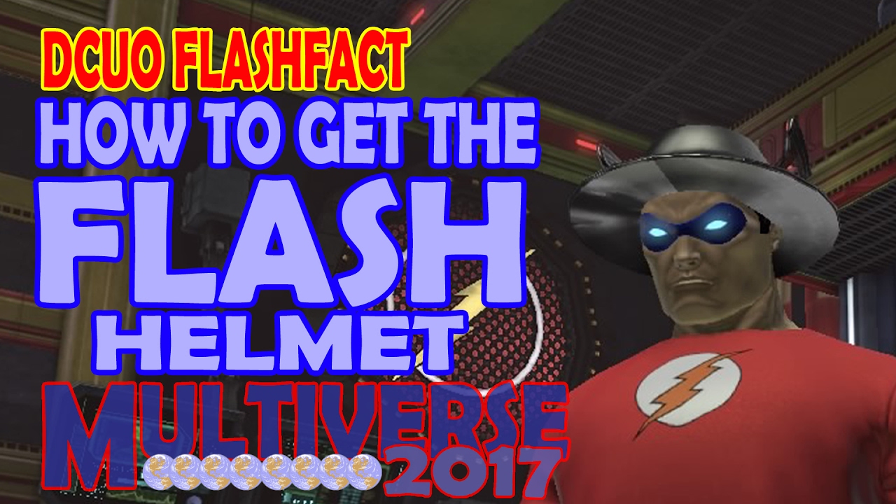 DCUO How to get the Flash Helmet - YouTube
