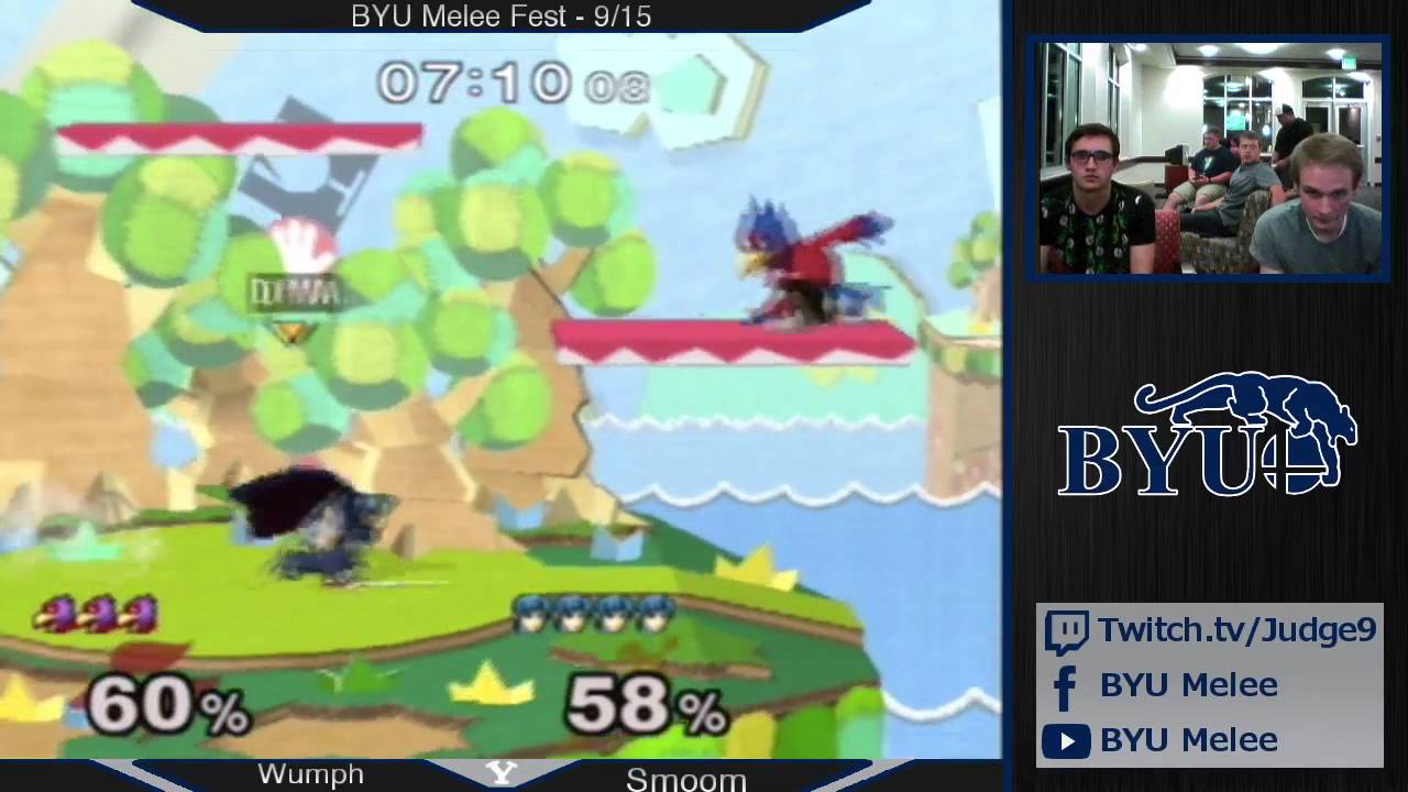 Wumph (Falco) vs Smoom (Marth) -- Grand Finals | BYU Melee Fest 9/16 ...