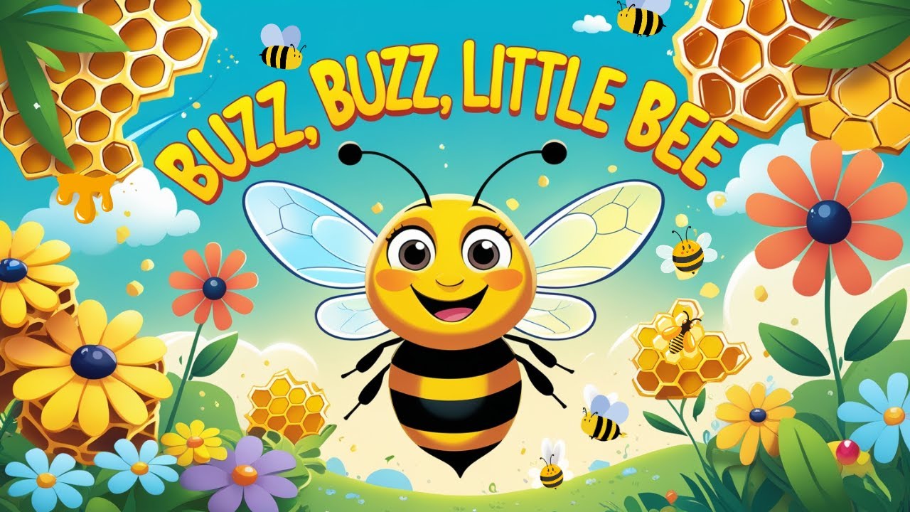 Buzz Buzz Little Bee Song | Kids & Baby Song @KidTuneTales_1 - YouTube