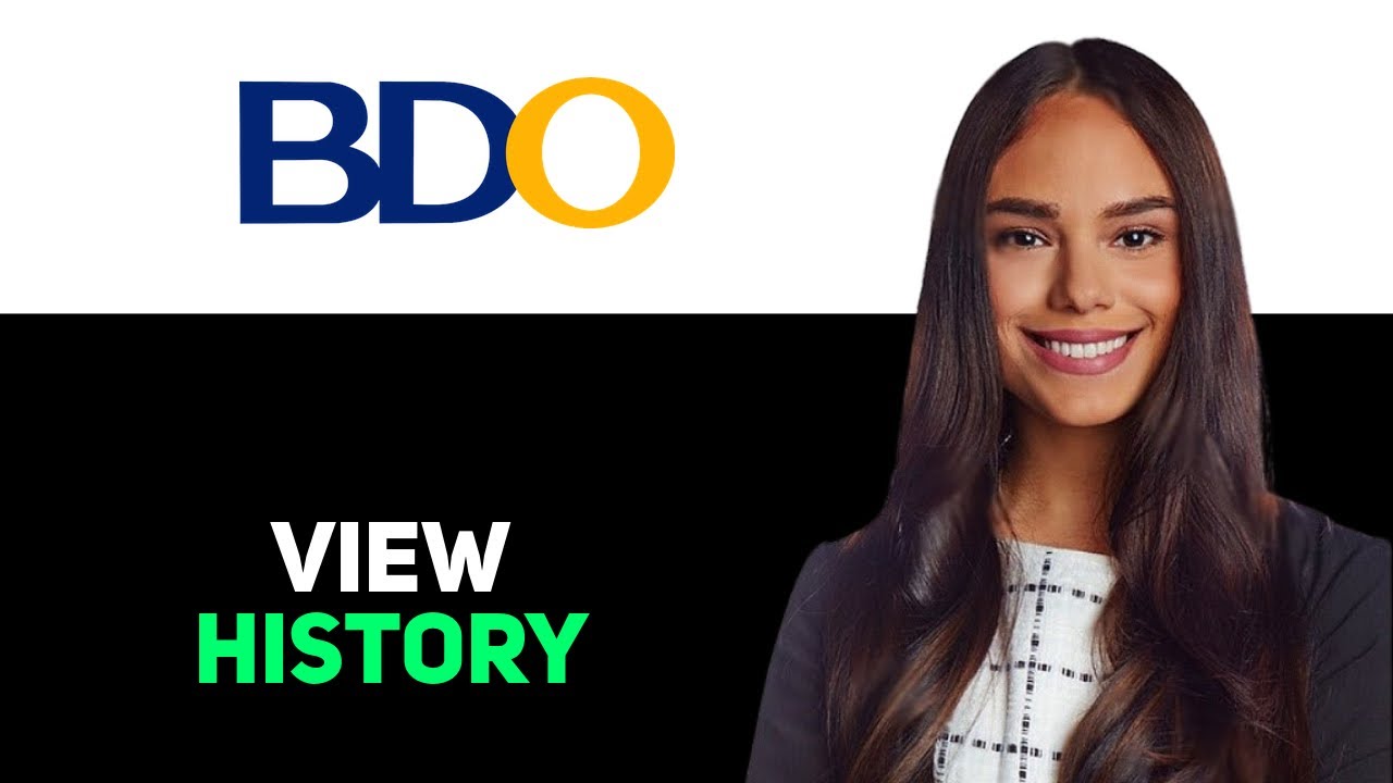 How To See Transaction History In BDO Online 2025 - YouTube