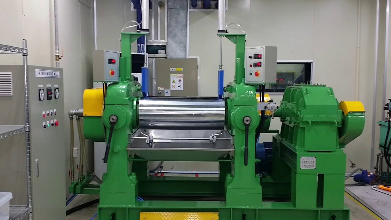 Silicone실리콘믹싱롤.실리콘믹서롤.고무믹서롤.고무믹싱롤.컨베어.절단기 Silicone mixing machine ...