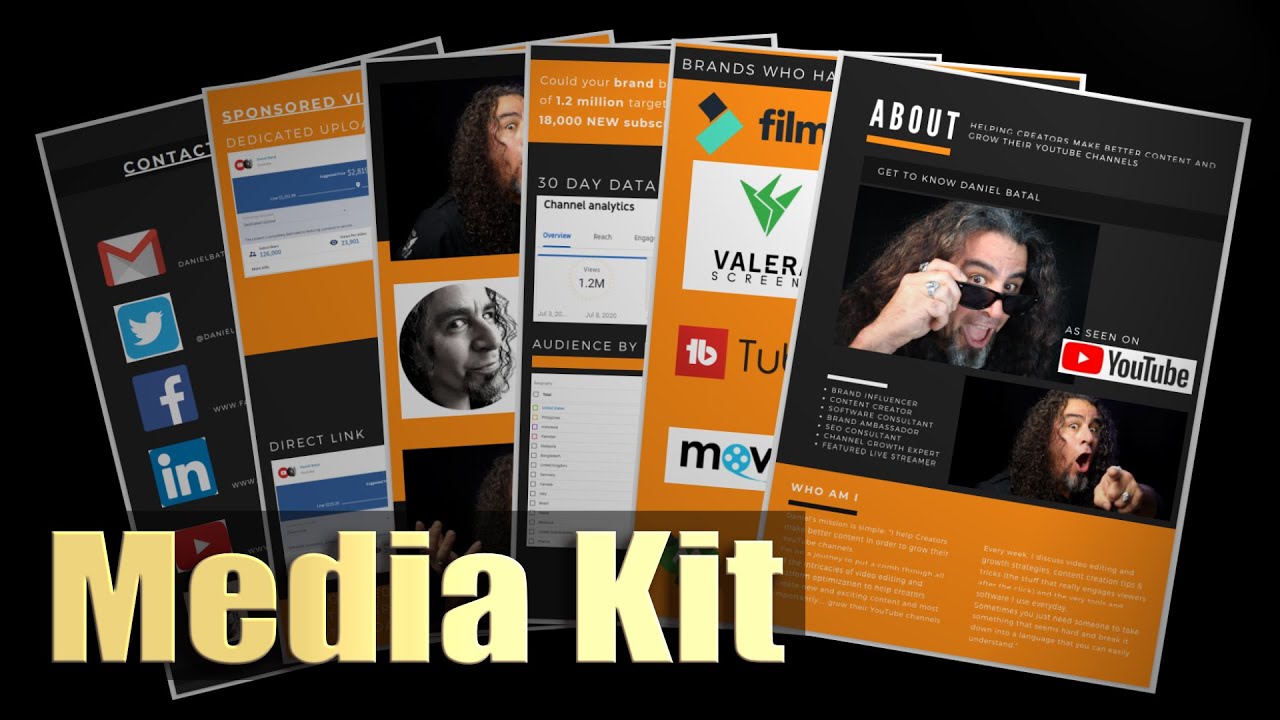 How To Create a Media Kit - YouTube