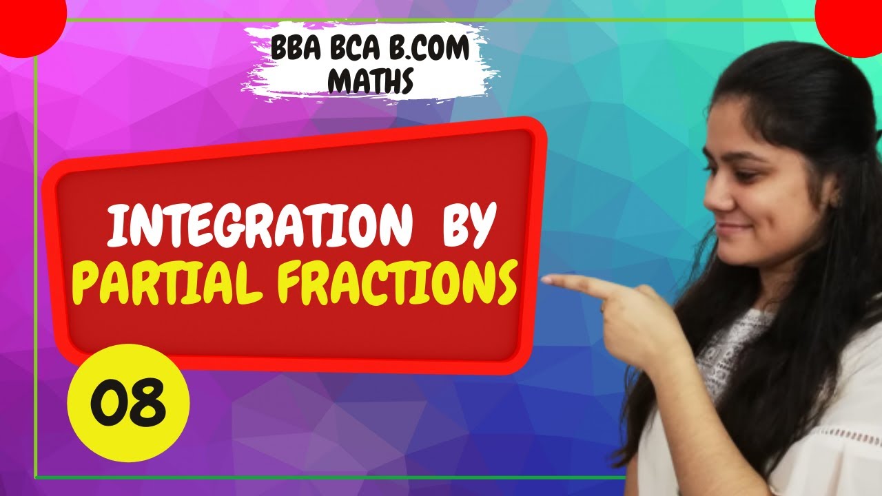 Integration by partial fractions|Integration|BBA Maths|BCA Maths|BCOM ...