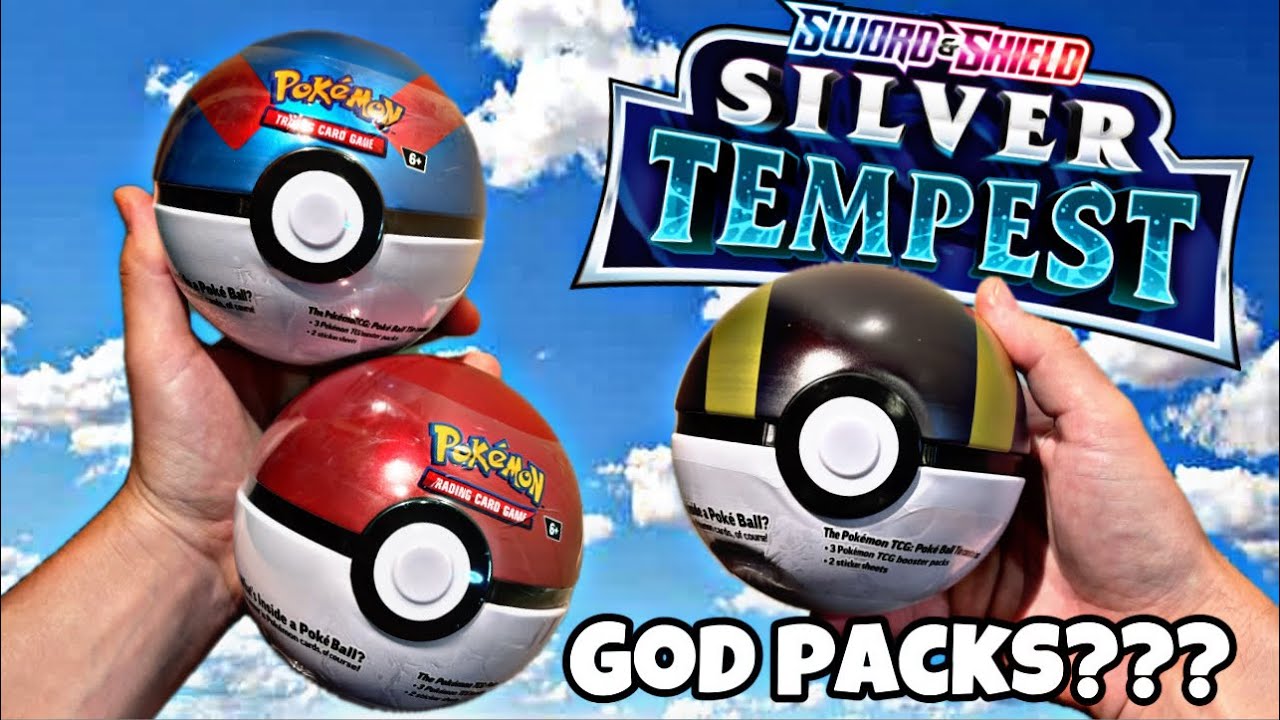 GOD PACKS??? Did we find Silver Tempest GOD pokeballs #pokemon # ...