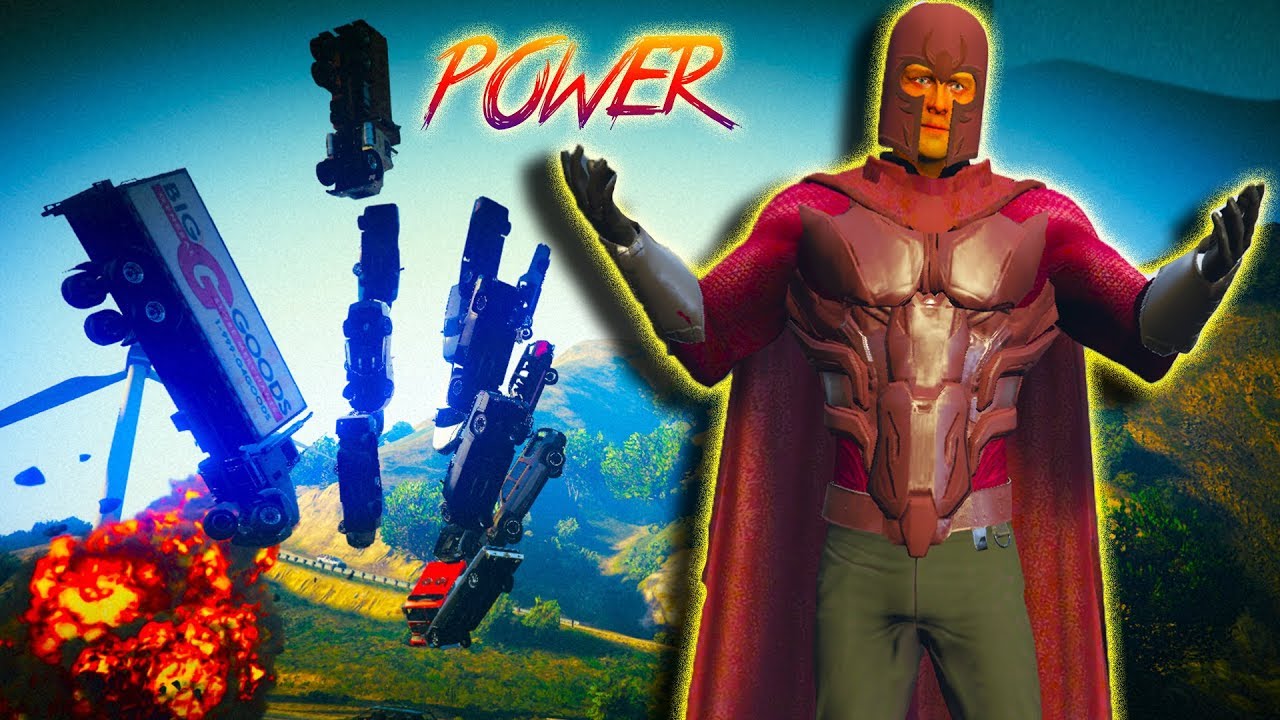 GTA -5 (mods) Magneto 2018 Full Power - YouTube