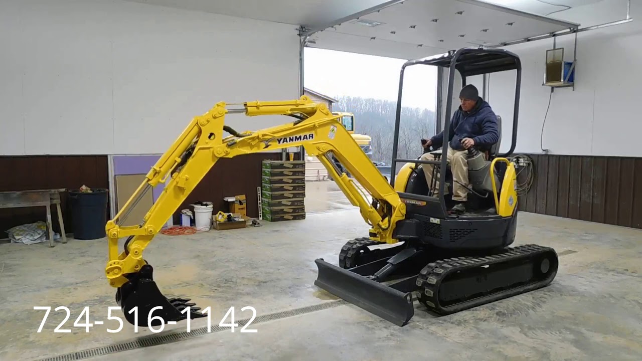Yanmar VIO20-3 Compact Trackhoe Mini Excavator for Sale on eBay! - YouTube