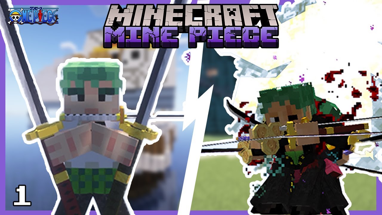 I Became ZORO in Minecraft ONE PIECE - Mine Piece 1.20.1 [1] - YouTube
