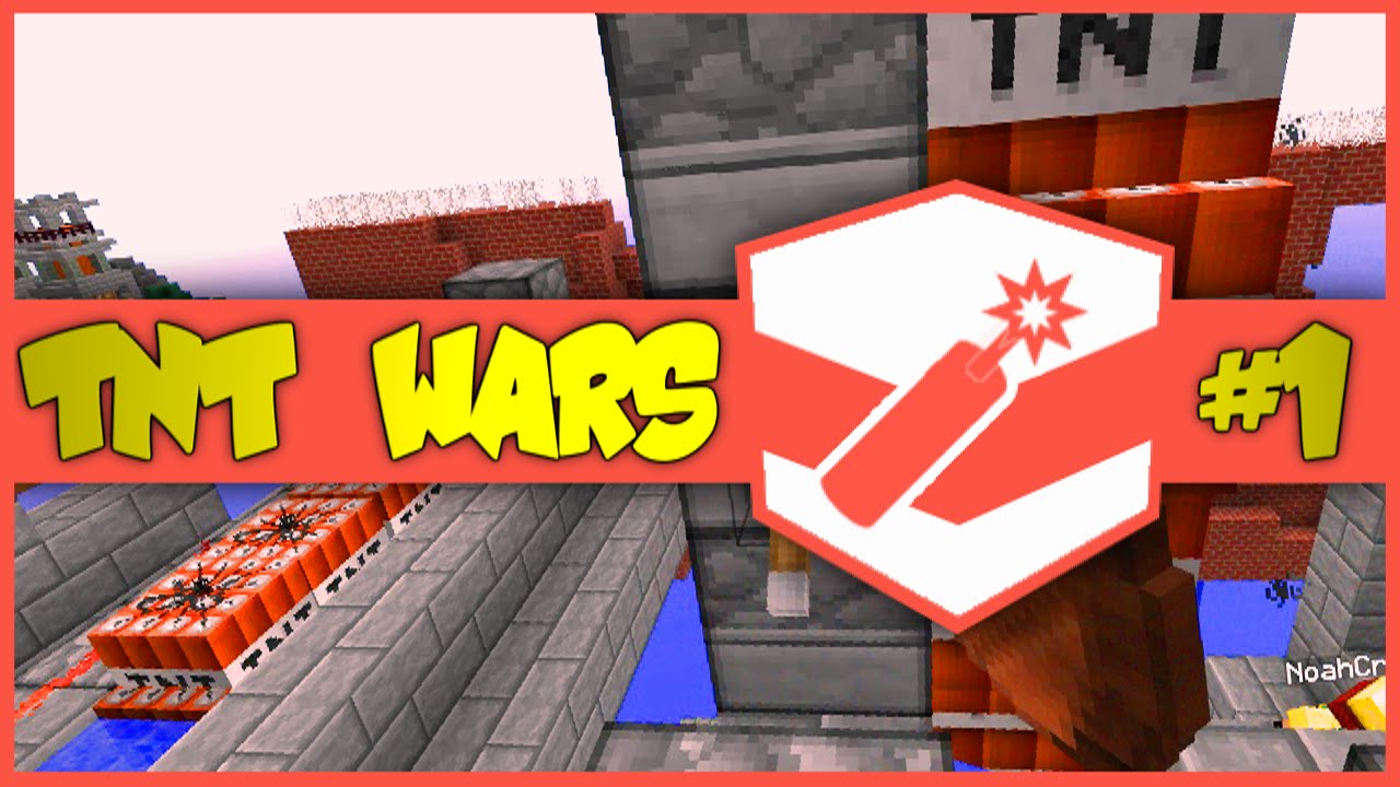 Minecraft | TNT WARS #1 | The Best TNT Cannon In Minecraft! | VS The Pack (Minecraft TNT Battles ...