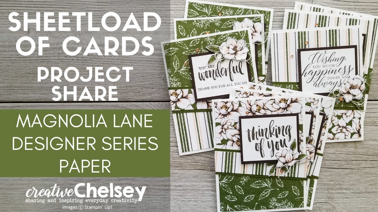 March 2020 SHEETLOAD OF CARDS - Project Share | Magnolia Lane Designer ...