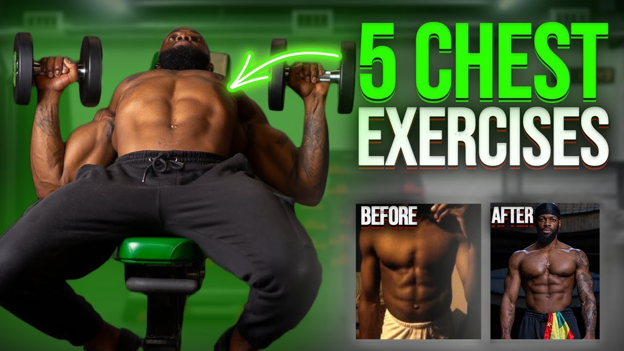 5 Chest Exercises That Will EXPLODE Your CHEST GROWTH (Dumbbell Only ...