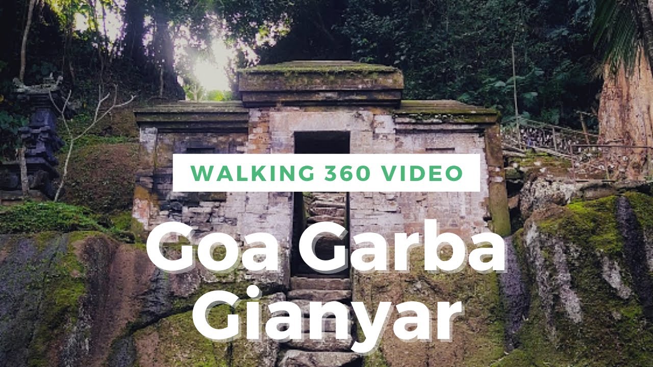 [360 video] walking in Goa Garba Gianyar Bali - YouTube