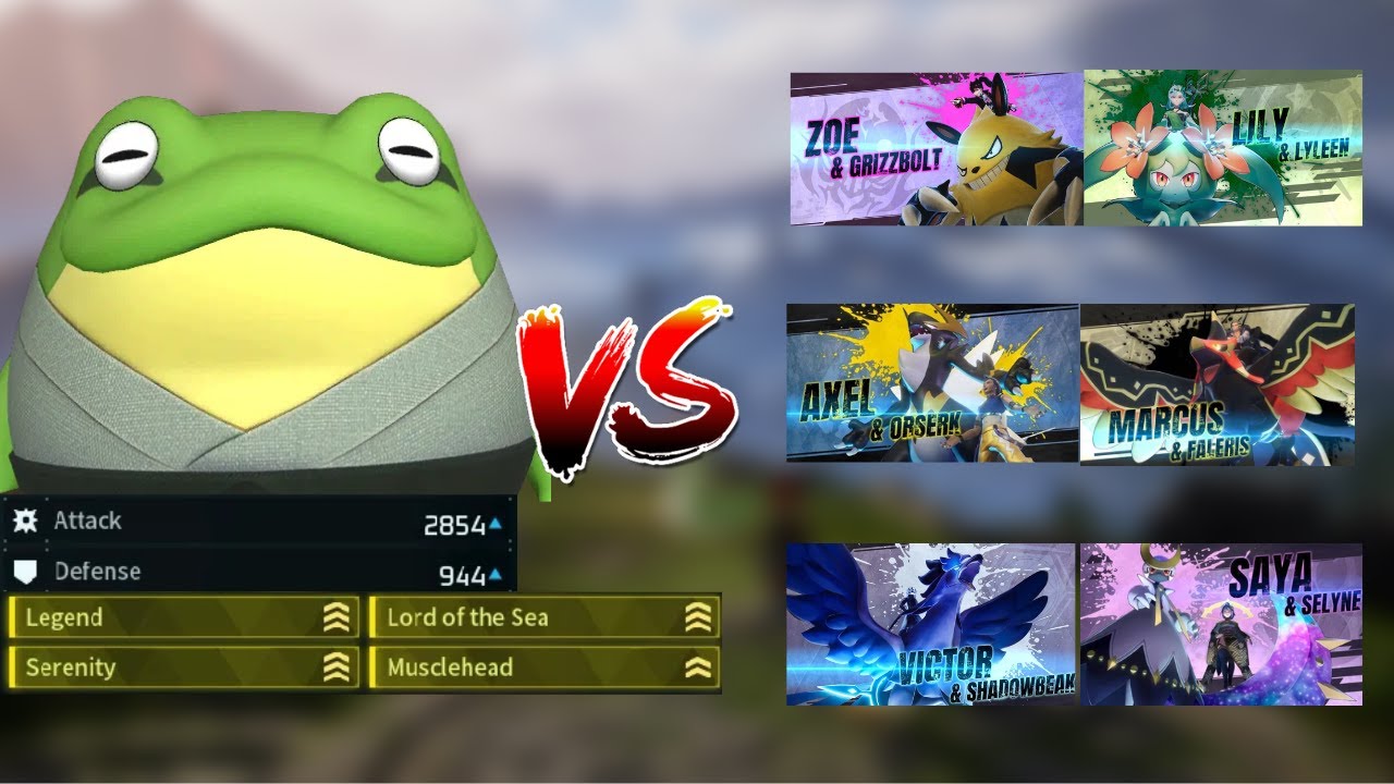 Max Upgraded Croajiro: Swamp Warrior vs All Tower Bosses | Palworld's ...