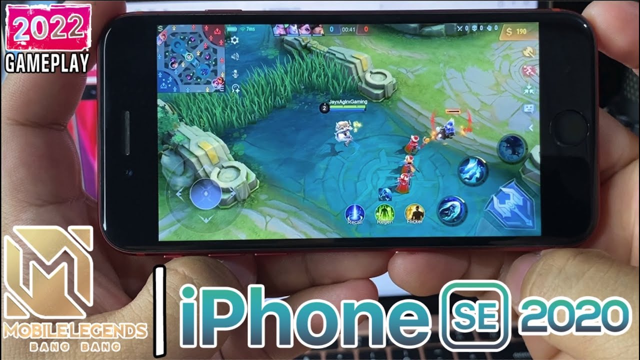 Mobile Legends: Bang Bang Gameplay on iPhone SE 2 (2020) in 2022 ...