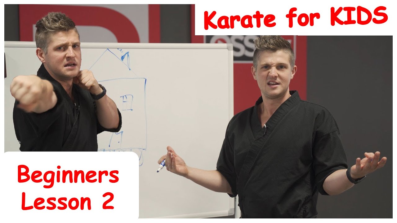 How To Learn Karate At Home For Kids With The Dojo - LESSON 2 - YouTube