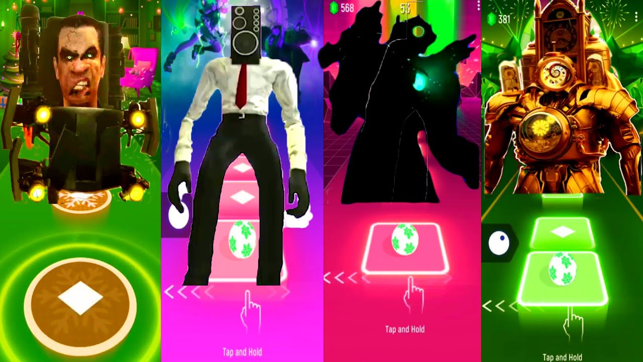 G-MAN BIG speakerman TITAN cameraman CLOCK man - YouTube