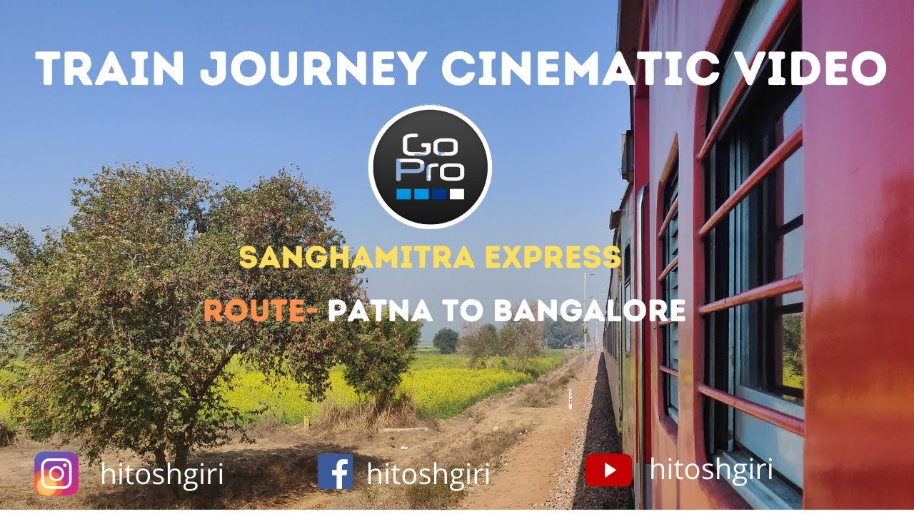 Train Journey Cinematic video | Gopro 9 | 4K - YouTube