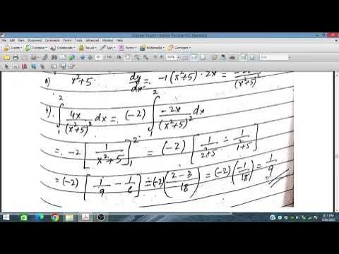 Ex 15.9, Differentiation and Definite Integration, Additional Mathematics 4037, IGCSE and O ...