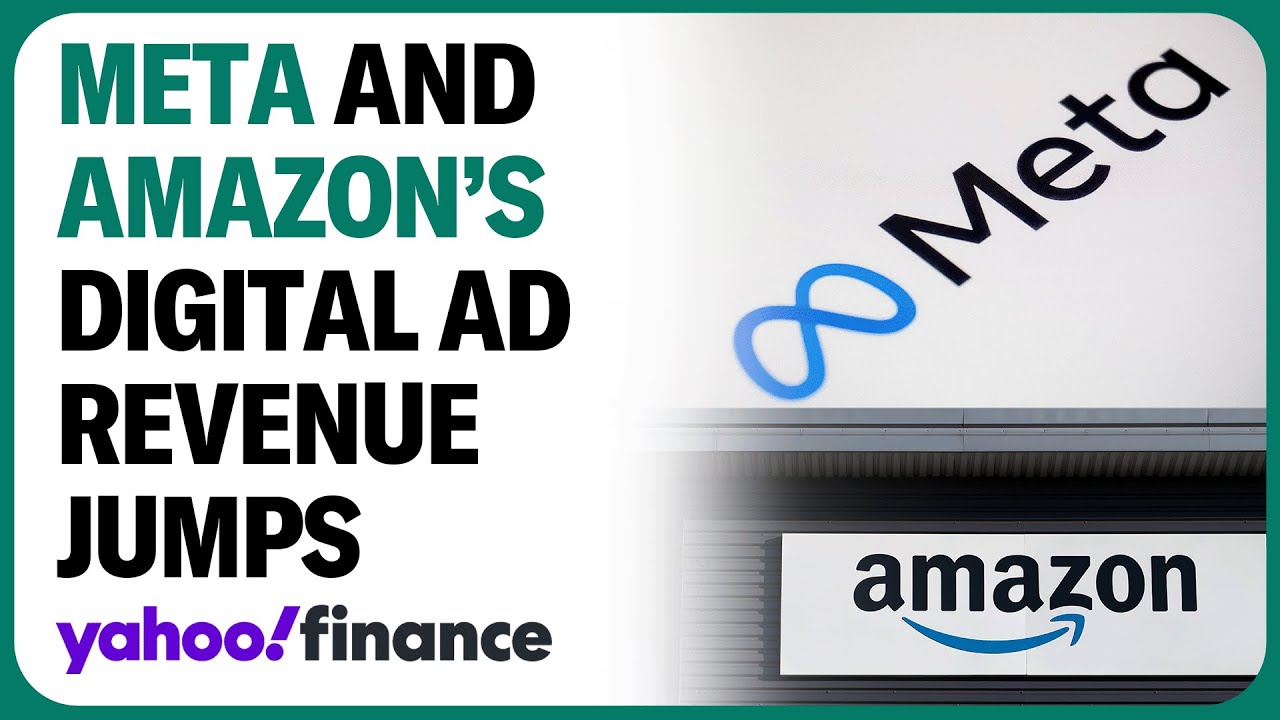Meta and Amazon report digital revenue advertising boom - YouTube