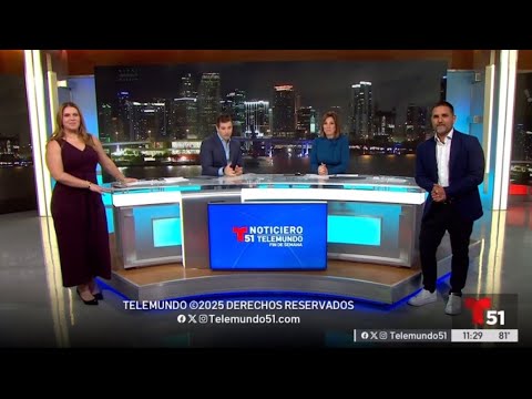 WSCV | Noticiero Telemundo 51 Fin De Semana 11pm - Open and Close - May ...