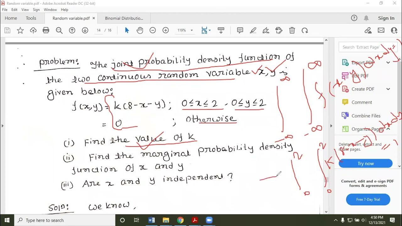 Random Variable, Binomial Distribution | Lecture-14 - YouTube