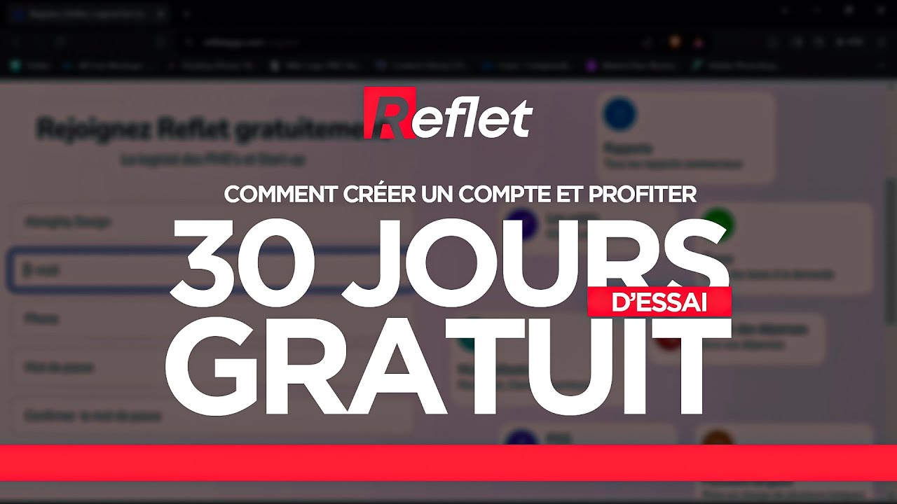 E01 Comment créer un compte pour votre entreprise sur le logiciel Reflet - YouTube