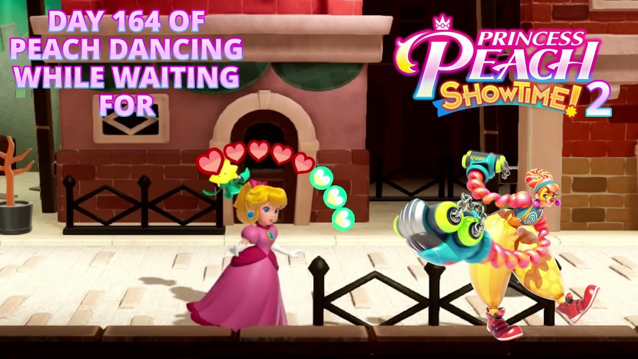 Princess Peach Dancing Day 405 Of Peach Dancing While Waiting For