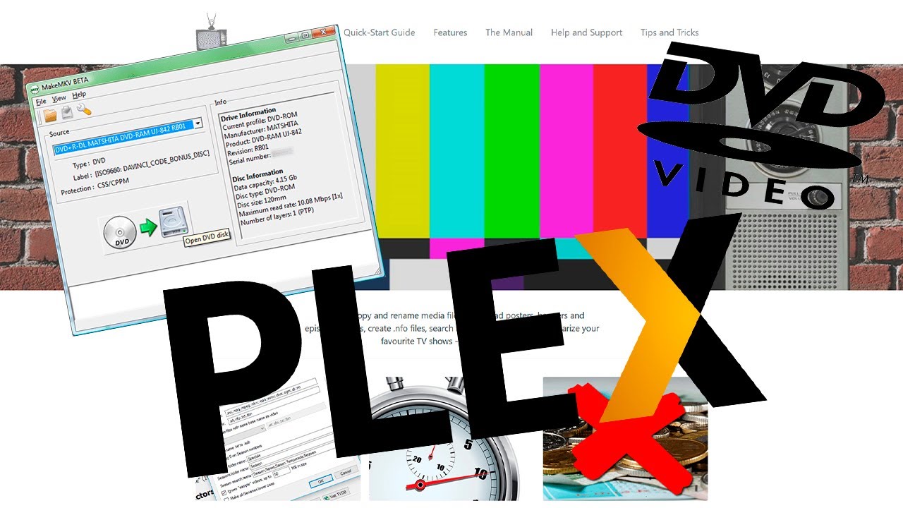 PLEX 101 - E2 - MAKE MKV + TV Renamer - - YouTube