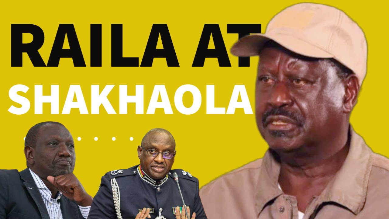 Why Raila's Surprise Visit to Shakhaola Massacre Grave Attracts More ...