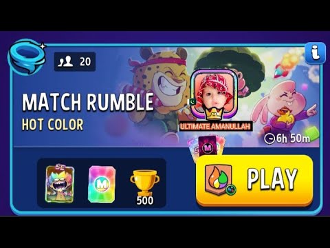 match masters rumble hot color shared energy grand winner 20 Players ...