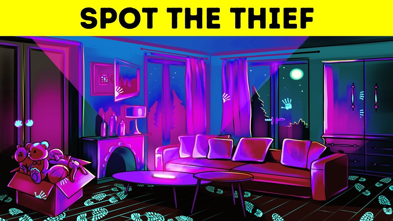 SPOT THE THIEF AND CRACK THESE 15 MYSTERY RIDDLES - YouTube