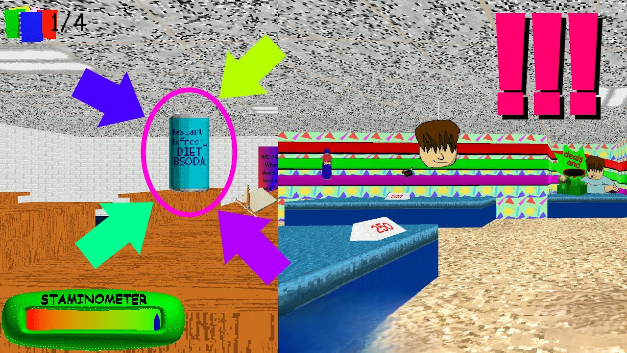 Baldi's Basics Plus - V0.6 - Diet BSODA Item Review & Pitstop Tour ...