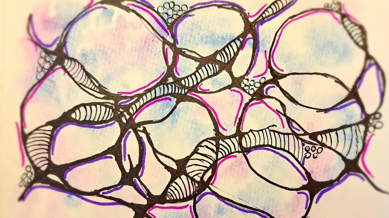 Discover the art of relaxation with neurographic lines - YouTube
