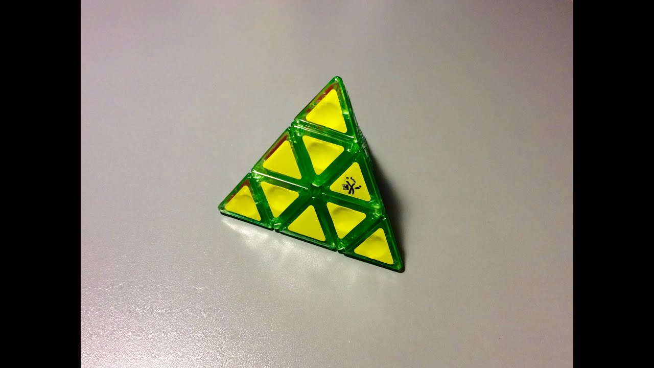 DaYan Pyraminx V2 Transparent Green - TheCubicle.us Unboxing #40 - YouTube