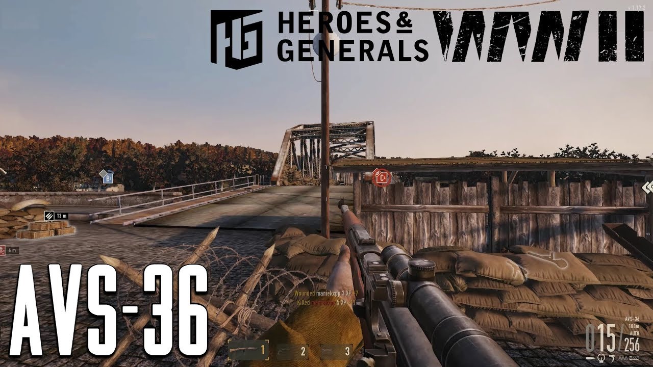 Heroes and Generals War Soviet Defence | AVS-36 Gameplay #4 - YouTube